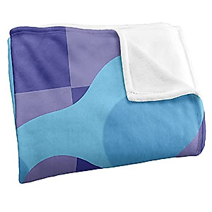 Blues Clues Blanket, 36"x58" Blue's Clues Large Blue Silky Touch Super Soft Throw Blanket