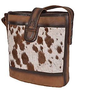 STS Ranchwear Cowhide Derby Bucket Bag Cowhide/Tornado Brown One Size