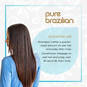 Pure Brazilian 4-Piece Essential Travel Size Kit: Anti-Frizz Shampoo, Conditioner, Serum & Masque