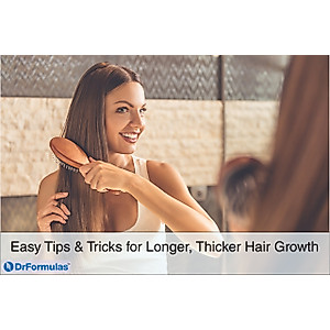 DrFormulas HairOmega 3-in-1 Hair Growth Vitamins with DHT Blocker, Biotin for Women & Men | Hair Skin and Nails Supplement for Hair Loss, 120 Pills