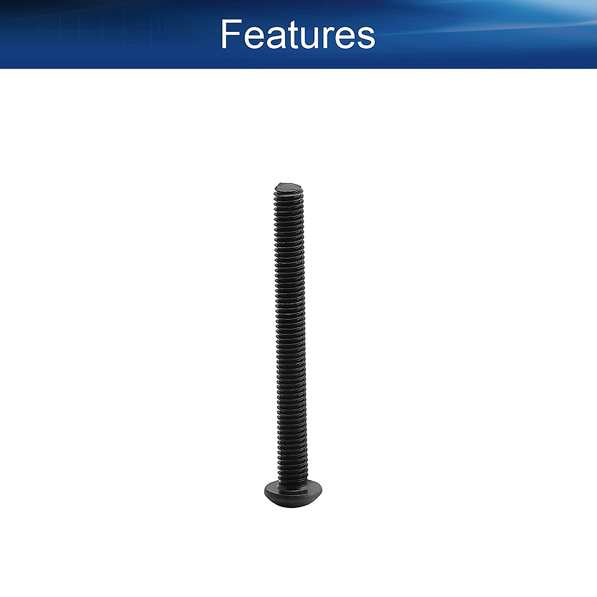 Yinpecly 20Pcs M3x30mm Hex Socket Head Machine Screws Carbon Steel Inner Hex Socket Round Head Screw Fasteners Furniture Bolts Black Tone