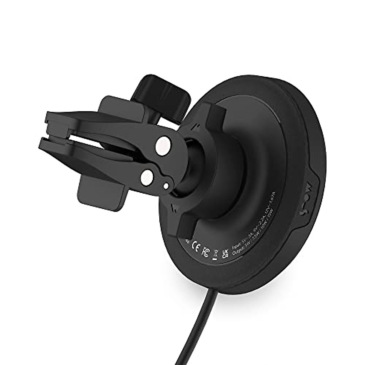 Mous - MagSafe Compatible Wireless Charging Car Vent Mount - MagSafe Compatible Car Holder and Charger