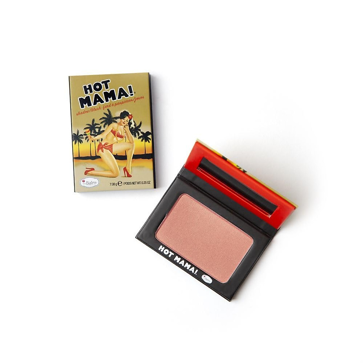 theBalm Hot Mama! Shadow/Blush, Subtle Highlighter, Travel-Size