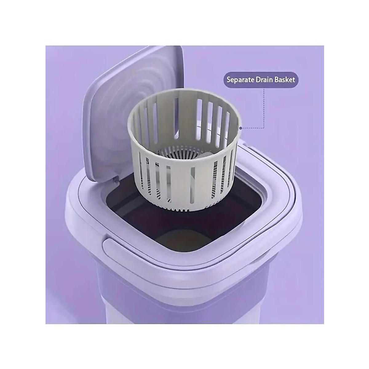 Portable Folding Washing Machine Household Small Fully Automatic Laundry Pantyhose All-in-One Machine