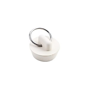 Tub Stopper Rubber Sink Stopper Durable White Drain Plug Rubber Universal Washbasin Leak-Proof Stopper for Bathroom Kitchen(A1,White)