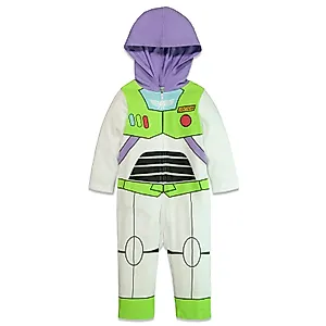 Disney Pixar Toy Story Buzz Lightyear Toddler Boys Zip Up Cosplay Coverall 2T