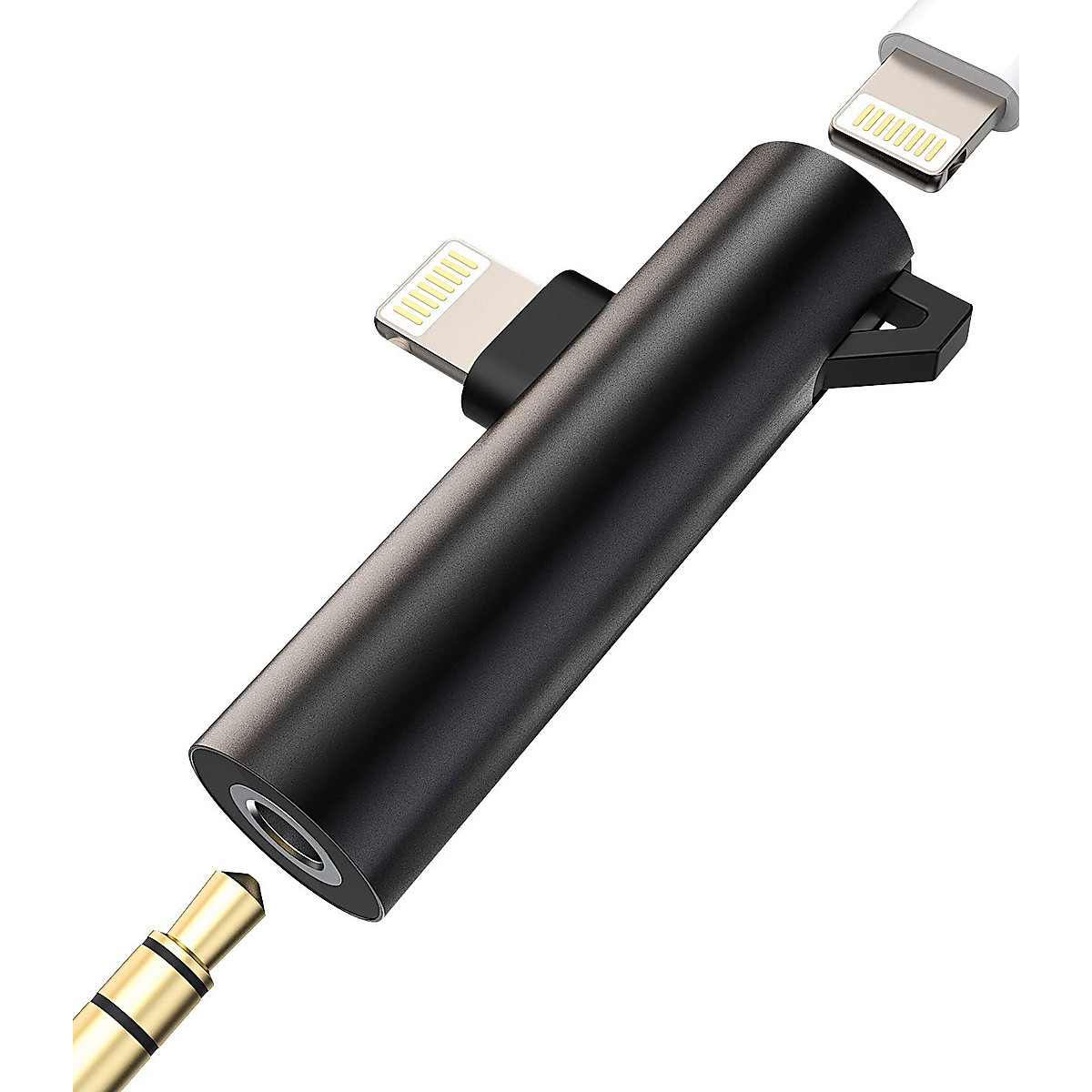 Zoyuzan Lightning to 3.5mm AUX Audio Adapter for iPhone 11, 12, Mini, Pro, Max, XS, XR - Male to Female