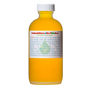 LIVING LIBATIONS - Organic Best Skin Ever All-In-One Facial Cleanser, Exfoliator + Moisturizer | Natural, Wildcrafted, Vegan Clean Beauty (Seabuckthorn)