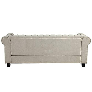 Morden Fort Couches for Living Room, Sofas for Living Room Furniture Sets, Sofa, Fabric, Polyester Beige