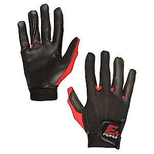 E-Force Weapon Racquetball Glove (Black/Red)-RL