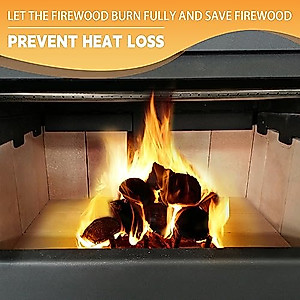 Fire Bricks, Woodstove Firebricks, Size 9″ x 4-1/2″ x 1-1/4″, 4-Pack, Insulating Fire Bricks, Clay Firebricks Replacement for Wood Stoves, Fireplaces, Fire Pit, Kiln, Pizza Oven