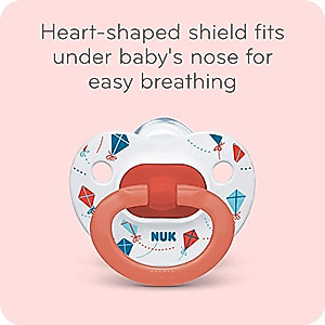 NUK Orthodontic Pacifiers, Blue, 18-36 Months, Pack of 2