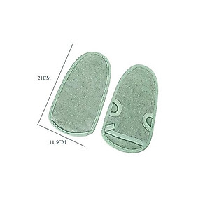 3PCS Bathing Mittens Shower Soft Skin Care Face Body Wash Massage Spa Mitt for Adult and Kids(Color Random)