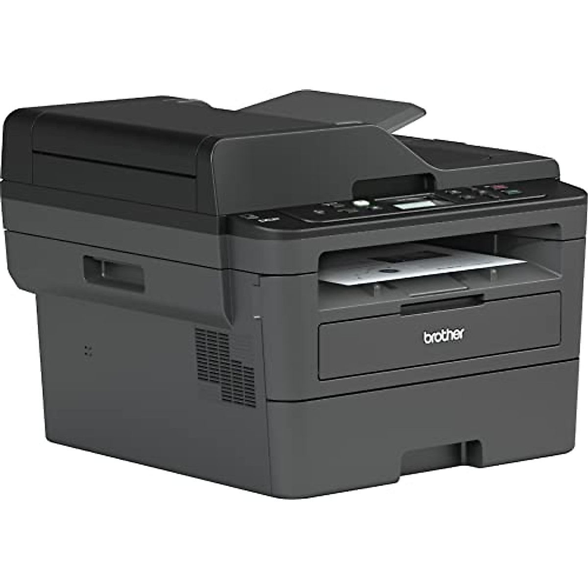 Brother DCP-L25 Series Monochrome All-in-One Laser Printer for Home Office, Print, Scan, Copy, Wireless, 2400 x 600 dpi, 36 ppm, Automatic Duplex Printing, Bundle with MTC Printer Cable