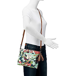 Sakroots Camden Small Crossbody Bag (Taupe One World)