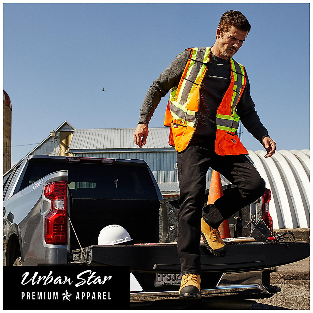 Urban Star Mens Jeans Relaxed Fit – Straight Leg Stretch Jeans for Men – Ultimate Comfort Superflex Pants Black 38W x 32L