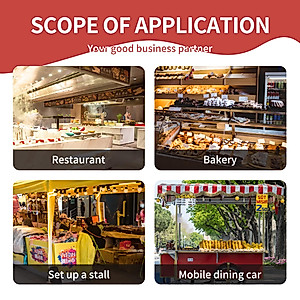 Generic Yovtekc 2PCS Open Mouth Bear Shaped Waffle Maker, Electric Ice Cream Bear Waffle Maker, Commercial Waffle Maker Machine for Restaurant Snack Bar, Non-Stick Inner 1600W 110V, 35*41*32cm