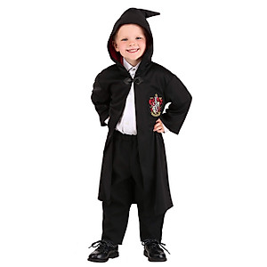 Fun Costumes Harry Potter Toddler Gryffindor Robe, 2T Black