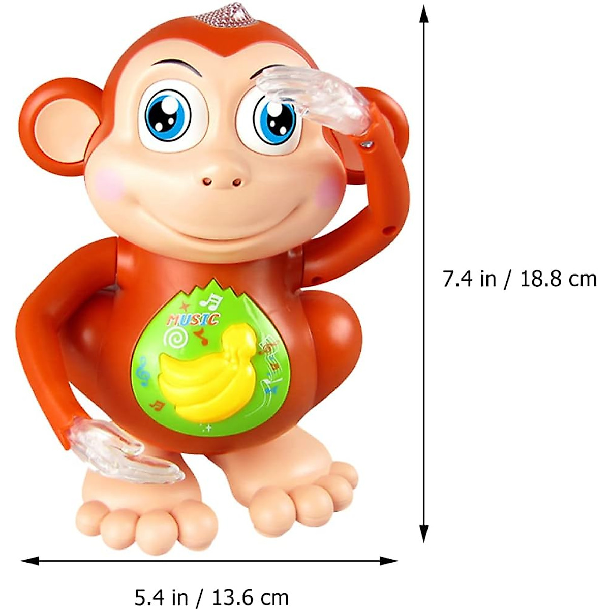 Toyvian Monkey Musical Toy Educational Toy Musical Baby Toys Dancing Monkey Toy Dancing Animal Musical