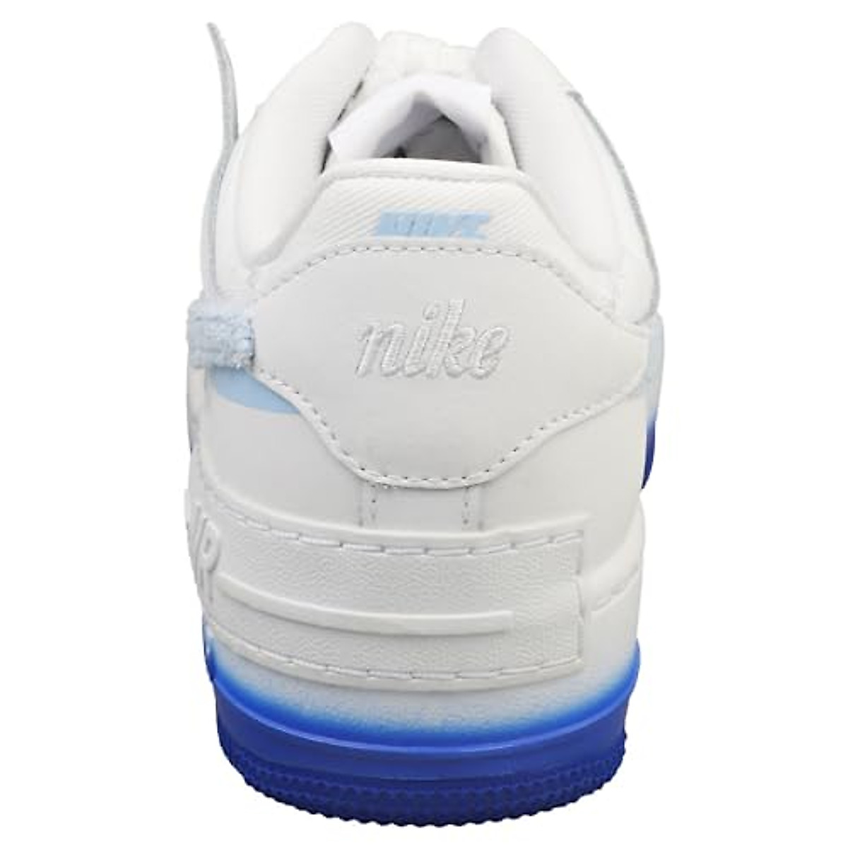 Nike Women's Air Force 1 Shadow White/Royal Tint-Racer Blue (FJ4567 100) - 8