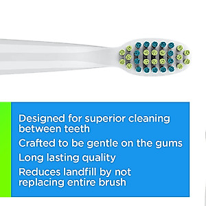 Voom Sonic – Pro 3/Pro 5 Replacement Heads | Pack of 6 Replacement Brushes | Advanced Bristle Technology| Soft DuPont Nylon Bristles | Oral Care