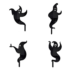 Halloween Yard Signs Stakes Decorative Ghost Garden Stakes Decorations Outdoor Yard Art Decor Yard Yard Sign Halloween Outdoor Statues Props Scary Holiday Home Garden Party Supplies