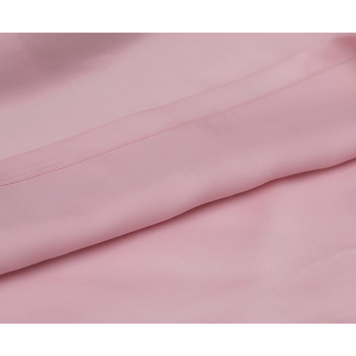 THXSILK Mulberry Silk Pillowcase with Tencel Underside for Hair and Skin, 1 Pcs Luxury 19 Momme Mulberry Silk Pillow Cases with Hidden Zipper Closure, King, Strawberry-Pink