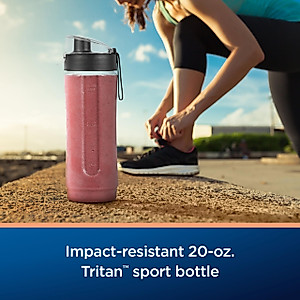 Oster MyBlend Plus Personal Blender, 20-Oz, BPA-Free, Portable, 500-Watt, with a One-Touch Function, Stainless Steel Blade, and 3-Year Satisfaction Guarantee