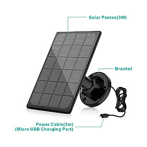 Solar Security Cameras Wireless Outdoor for Home Security, Battery Powered 2.4G WiFi Camera, 1080P HD Night Vision Camera with Solar Panel, PIR Motion Detection, IP65 Waterproof, 2-Way Talk, SD/Cloud