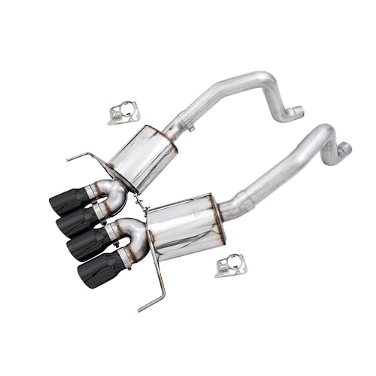 AWE Tuning 14-19 Chevy Corvette C7 Z06/ZR1 (w/o AFM) Track Edition Axle-Back Exhaust w/Black Tips - 3020-43081