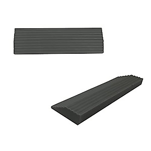 Dorifa 5 Pcs Threshold Ramp Mat Door Sill Scuff Plate Slope Strip Auxiliary Fit for Xiaomi Narwal Ecovacs Roborock Vacuum Cleaner Replacement Parts (Grey)