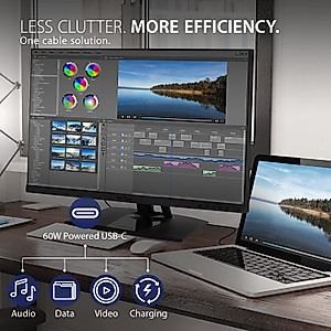 ViewSonic VP2756-4K 27 Inch 4K UHD IPS Ergonomic Monitor, Color Accuracy, Pantone Validated, 60W USB C (Renewed)