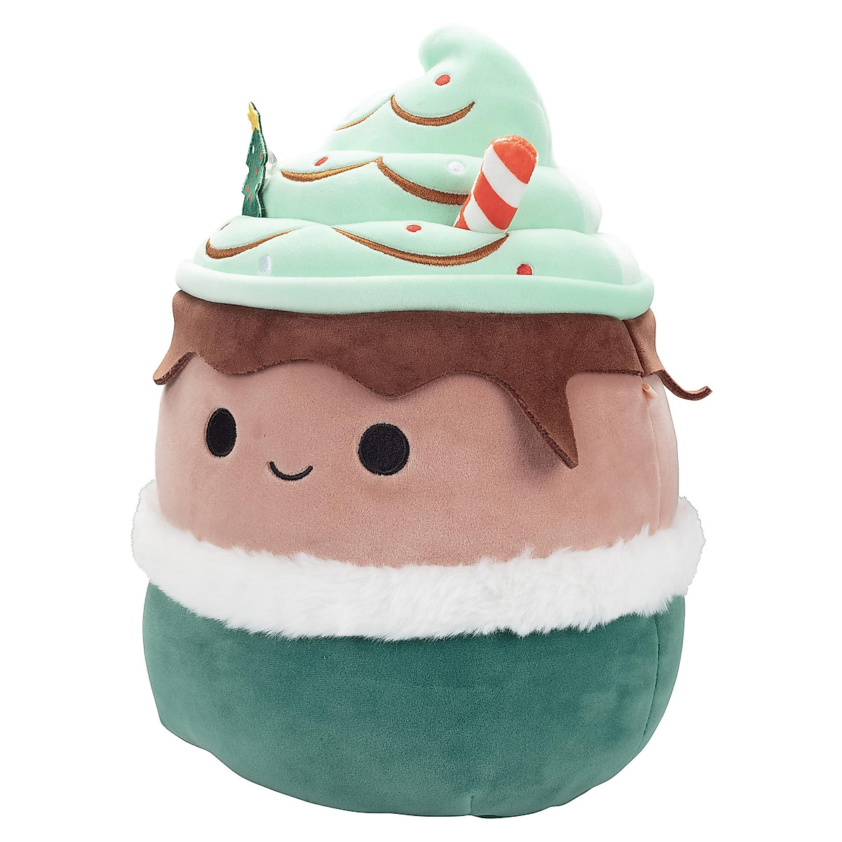 Squishmallows 10" Ernesto The Peppermint Latte Plush - Official Kellytoy - Collectible Soft Squishy Holiday Stuffed Animal Toy - Add to Your Squad - Gift for Kids, Girls & Boys- 10 Inch