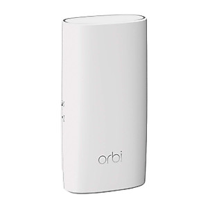NETGEAR Orbi Wall-Plug Whole Home Mesh WiFi Satellite Extender - works with your Orbi router to add 1,500 sq. feet of coverage at speeds up to 2.2 Gbps, AC2200 (RBW30)