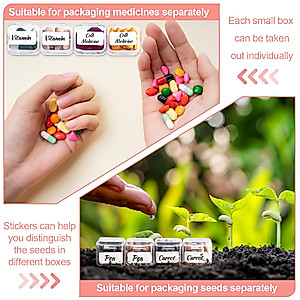 Ripeng 24 Pack 672 Slots Diamond Painting Storage Containers Bulk, 28 Grids Bead Organizer Box Diamond Painting Accessories Boxes Diamond Art Embroidery Storage with 960 Label Stickers