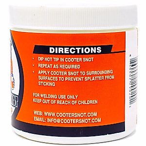 CritterGoo - Cooter Snot Tip Dip | Anti Spatter Welding Nozzle Gel, Tip Cleaner, Non-flammable, Silicon free (16 oz)
