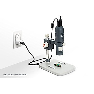 Celestron MicroDirect 1080p HD Handheld Digital Micro Viewing Digital Microscope, Grey (44316)