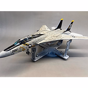 Stand for Model Airplanes for Display Making and Painting,Model Building Berth jig,Tray for Part of 1/72, 1/48(Grey+Swivel Base)