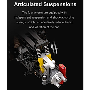 dOMOb Italian Super Car Building Kit – Innovative Stem Toys for 14+ Age Teens & Adults – Realistic Model 1:8 Simulated Build – Original MOC Design – 3236 Pieces or Blocks – for Hobbyist, Collector