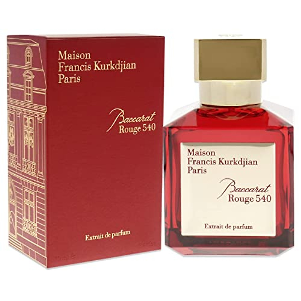Maison Francis Kurkdjian Baccarat Rouge 540 Pure Perfume, 2.3 Fl Oz (Pack of 1)