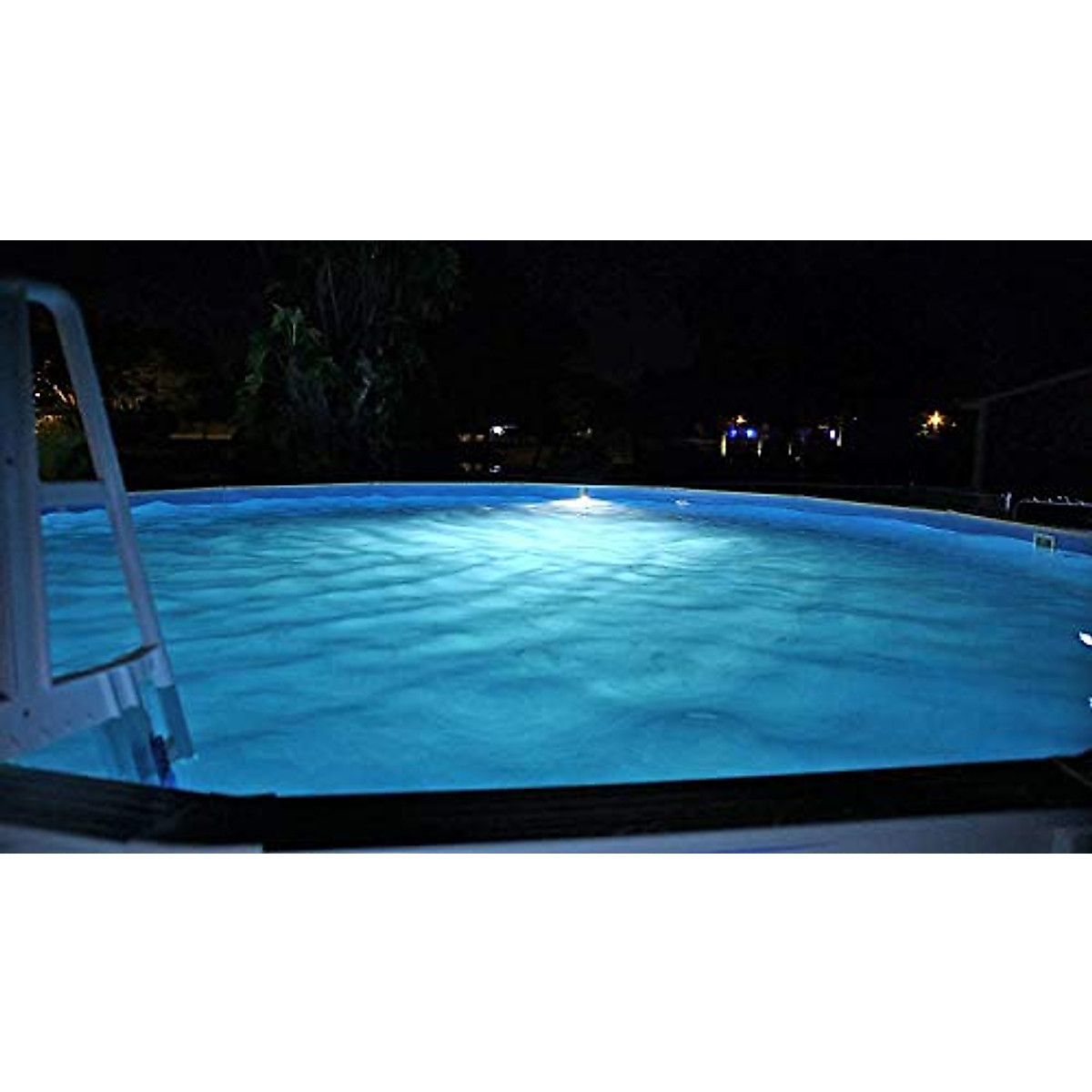 Nitelighter Multicolored LED Aboveground Pool Light – Color Changing Underwater Lamp, Easy to Install, ETL-Certified, NLMCLED, Grey