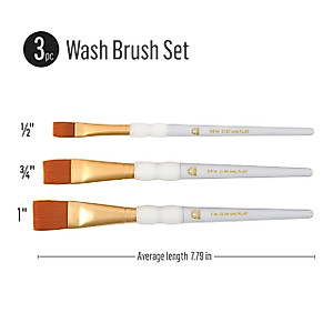 FolkArt Soft Grip Wash Brush Set