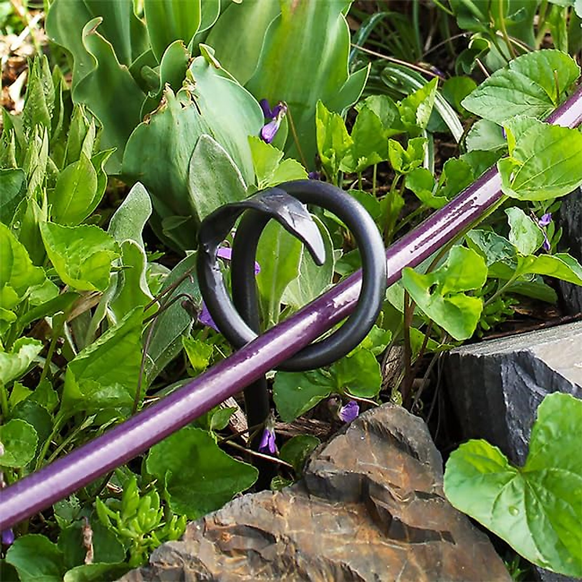 Achla Leaf End Hose Guides, Pack of 6