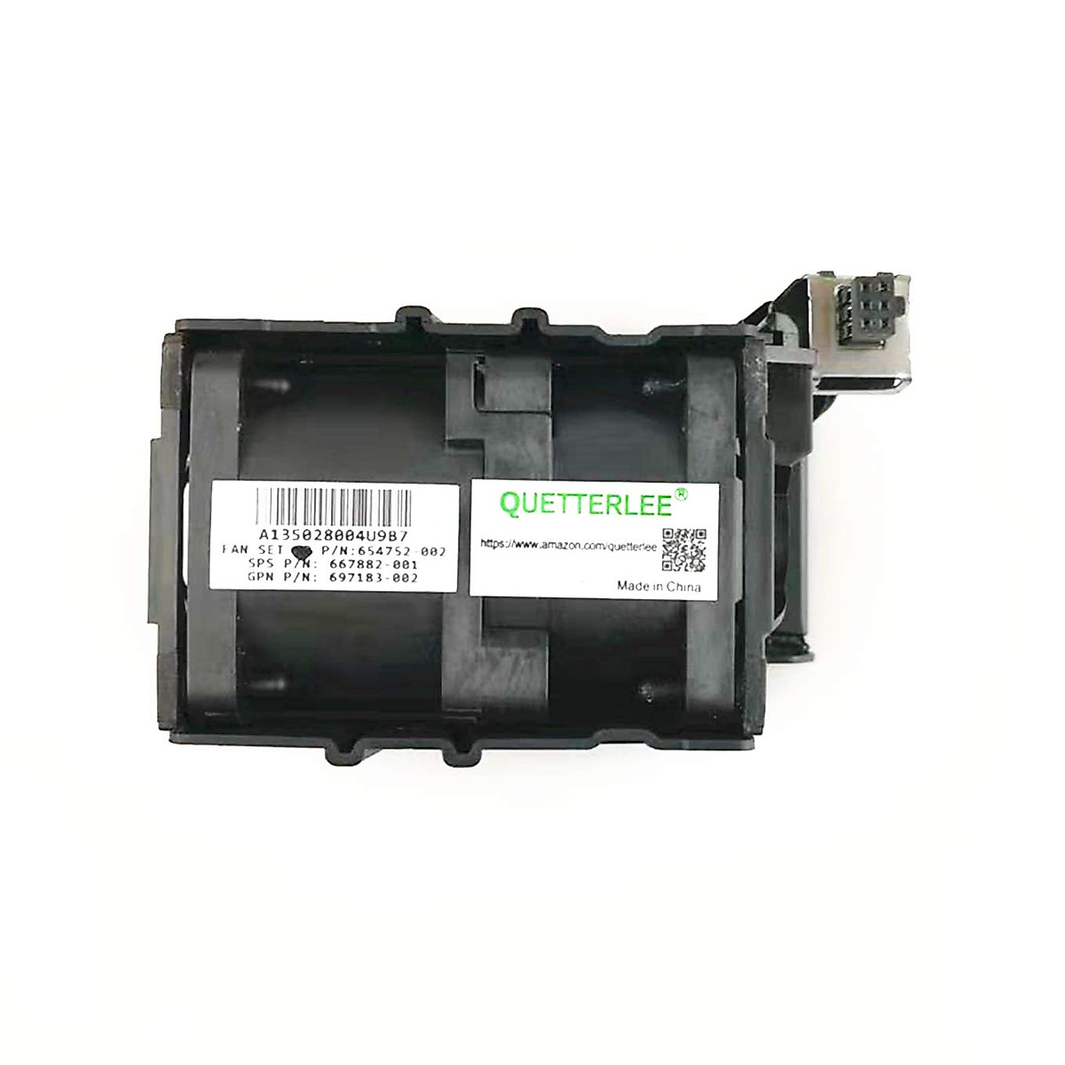 QUETTERLEE Replacement CPU Cooling Fan for HP ProLiant DL360 G8 DL360E G8 DL360P G8 Fan Module 654752-002 654752-003 667882-001 697183-002 697183-001 732136-001 697183-003 696154-001 GFM0412SS Fan