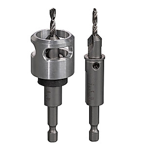 BETOP Industrial Tools-4pc Set Carbide Tipped 82-Deg Countersink bit with Drilling Depth Stop