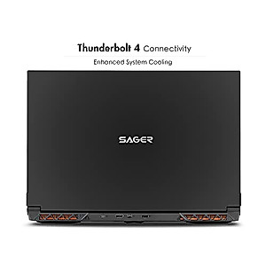 Sager 2023 NP7881E Gaming Laptop, 17.3 Inch FHD 144Hz 72% NTSC, Intel i9-13900HX, RTX 4070 8GB, 64GB RAM, 2TB Gen4 NVMe SSD, TBT 4, Win 11