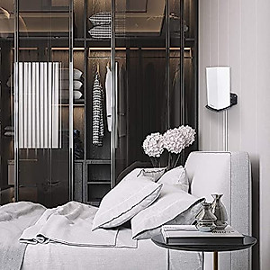 Metal Wall Mount Holder for Linksys Velop WiFi 6 Mesh Router, MX4200/MX5/MX10 Velop Ax, Wall Bracket Hanger Stand with Holder Compatible with Linksys Velop WiFi 6 Mesh Router(2-pack )