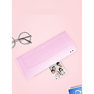 Thermal Laminator Machine, 12 inches Wide (A3 A4 A6), Never Jam Technology, with Paper Trimmer, Corner Rounder, 2 Roller System, Pink