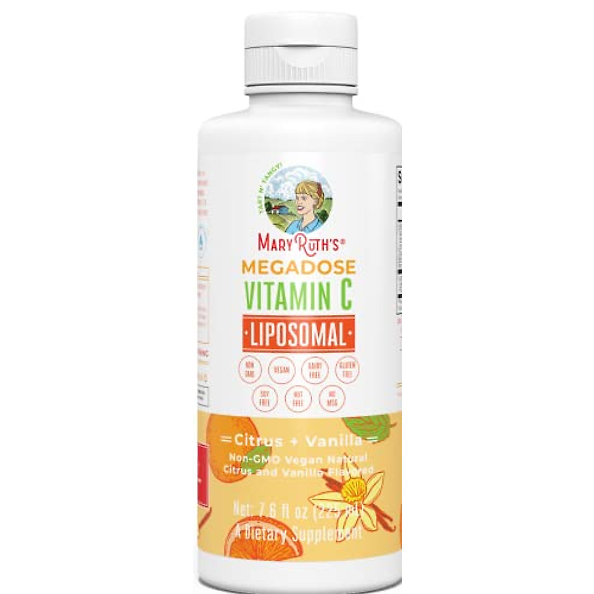 USDA Liquid Vitamin D3 Pineapple & Liquid Vitamin C Liposomal Bundle by MaryRuth | Immune Support | Enhanced Absorption for Men & Women, Vegan, Gluten Free, Sugar Free, Non-GMO