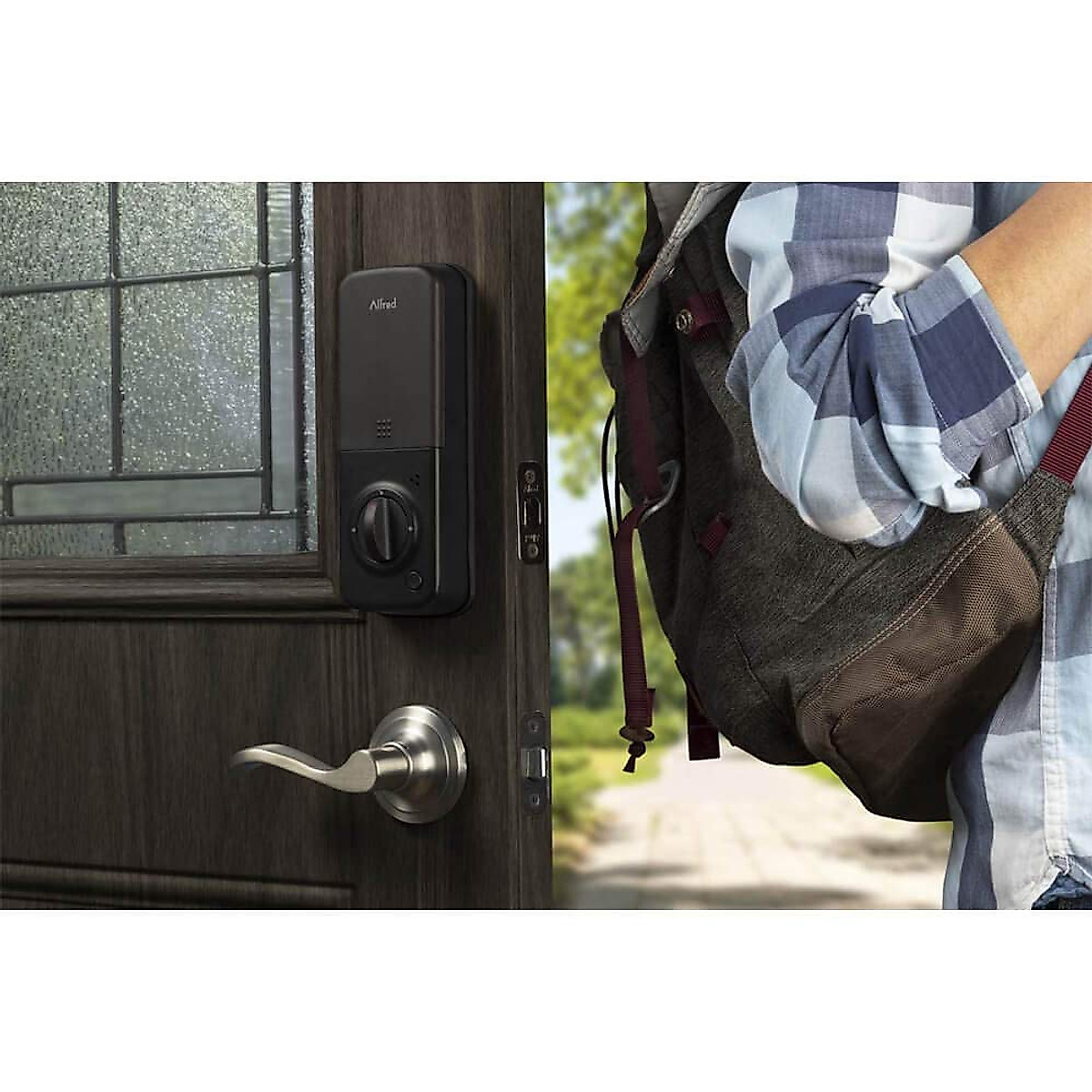 Alfred Touchscreen Keypad Pin + Bluetooth + Key Entry (DB1-A-BL) Smart Door Lock